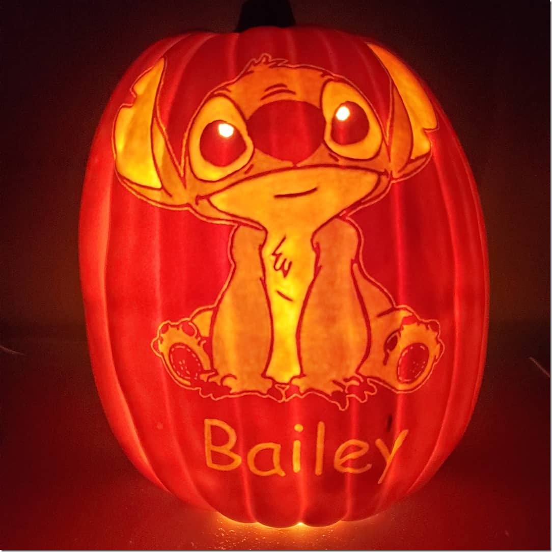 Cute Stitch Pumpkin Carving Between The Pages Blog